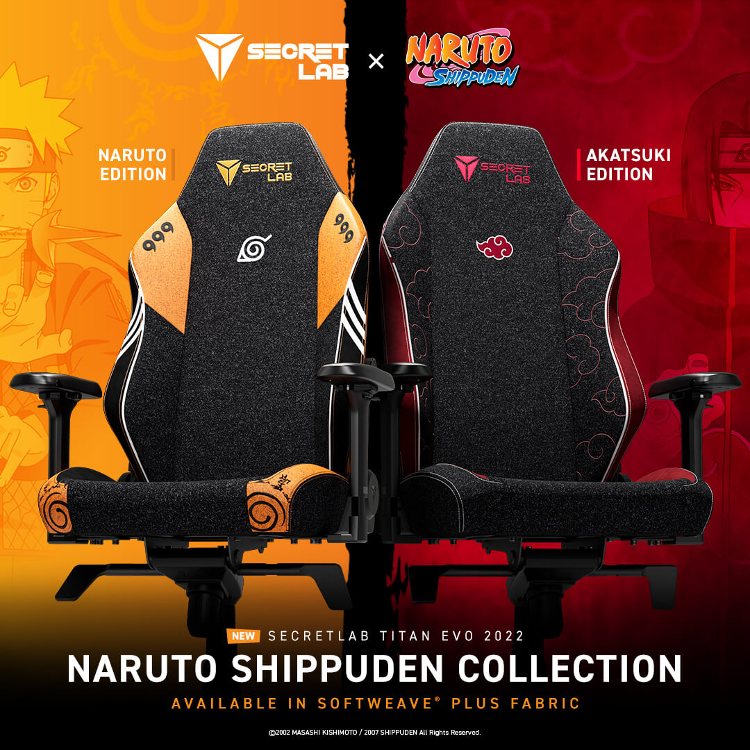 Secretlab and VIZ Media Announce Naruto Shippuden Chair Collection ...